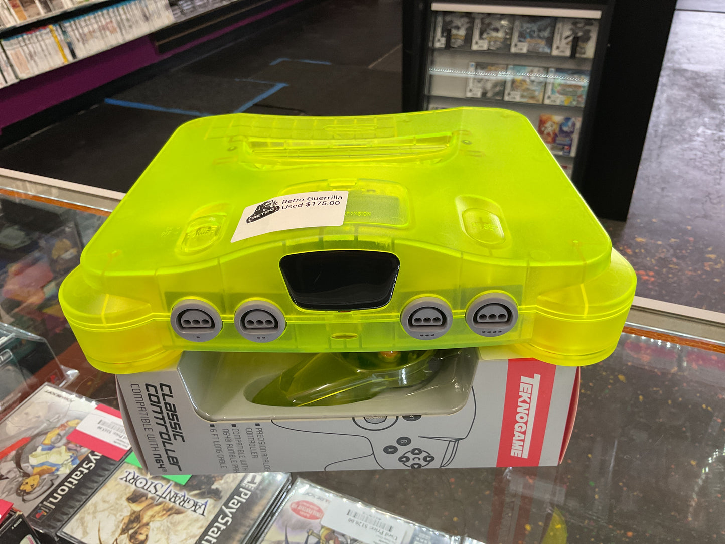 N64 Console Custom Shell (Extreme Green) – Retro Guerrilla